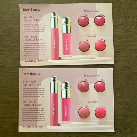 Rare Beauty | Makeup | 2x Rare Beauty Soft Pinch Lip And Cheek Sample ...